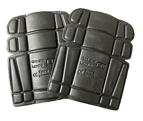 Tradies Professional Black Kneepad Inserts, No Strap Knee Pad Insert ...