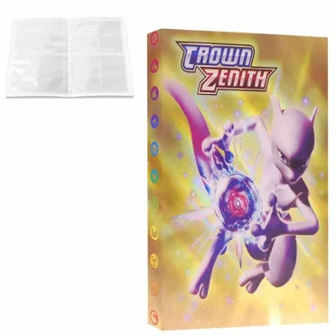 Trading Card Protector Sheets 9 Pocket X 100 Plastic Pages Holds 900 ...
