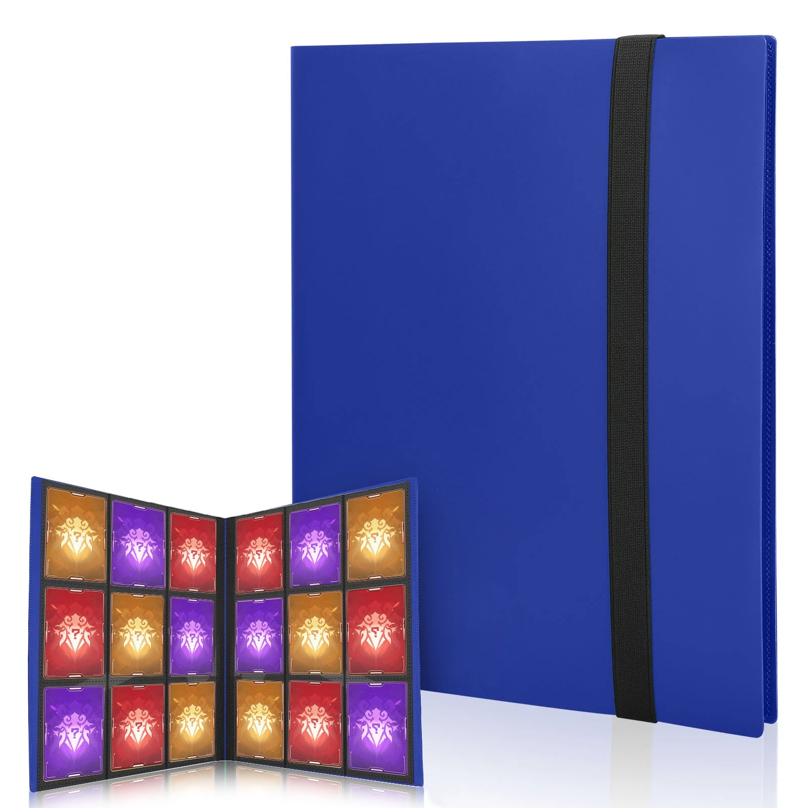 Trading Card Binder for 360 Baseball Cards, 9 Pockets Double Sided Card ...