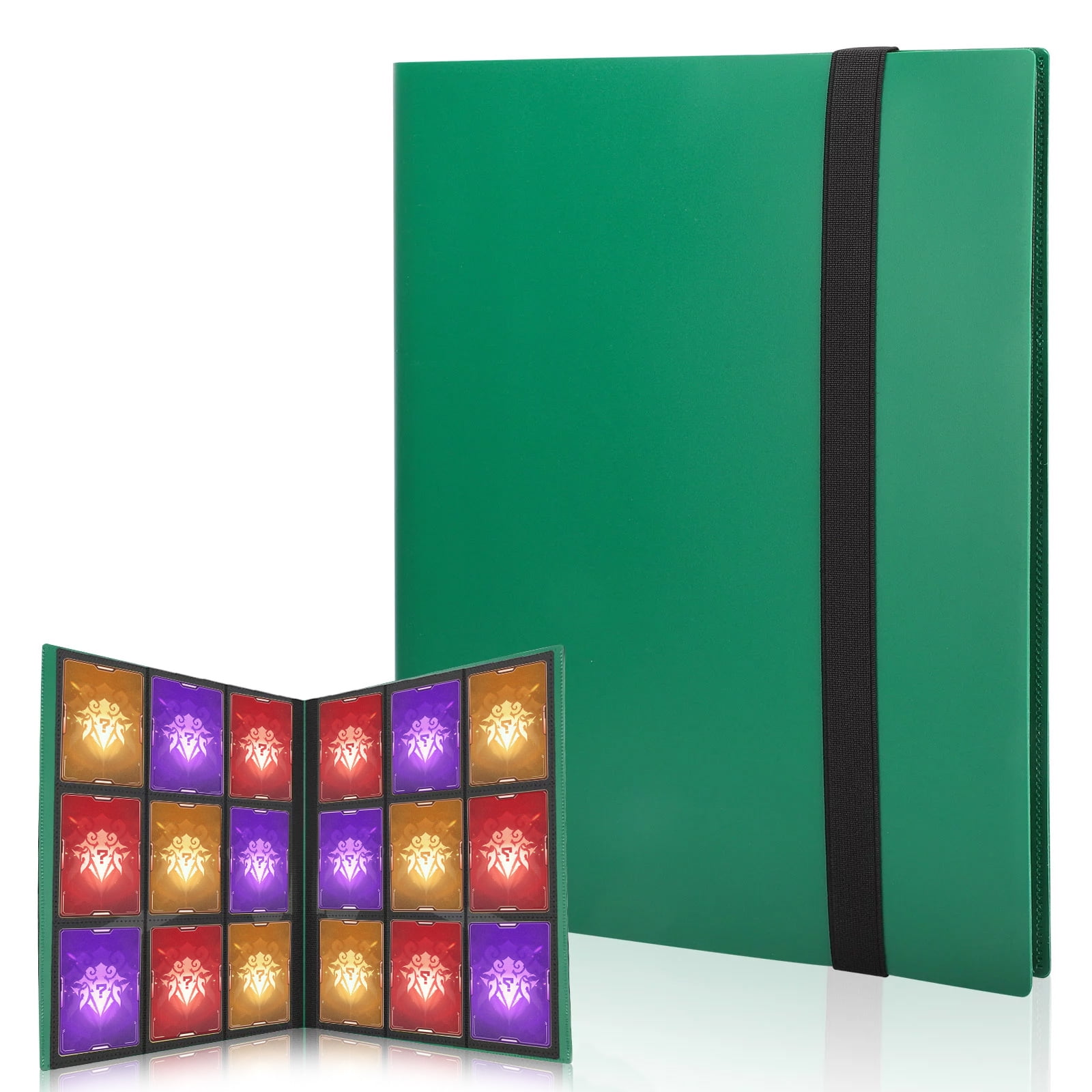 Trading Card Binder for 360 Baseball Cards, 9 Pockets Double Sided Card ...