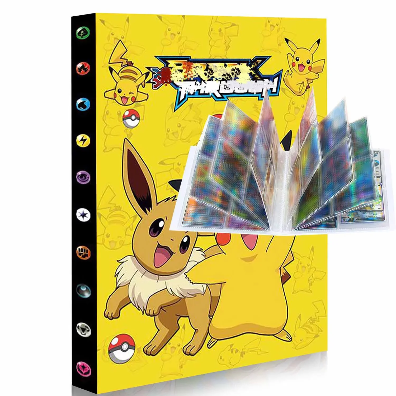 Trading Card Album 4-Pocket, 30-Page Card Holder Portfolio, 240 Pockets ...