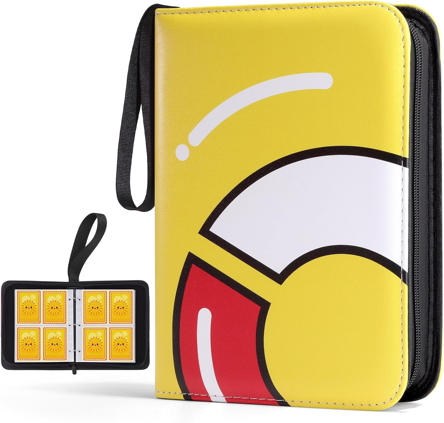 Trading Card Binder-400 Card Holder, 4 Pockets with Removable 50 ...