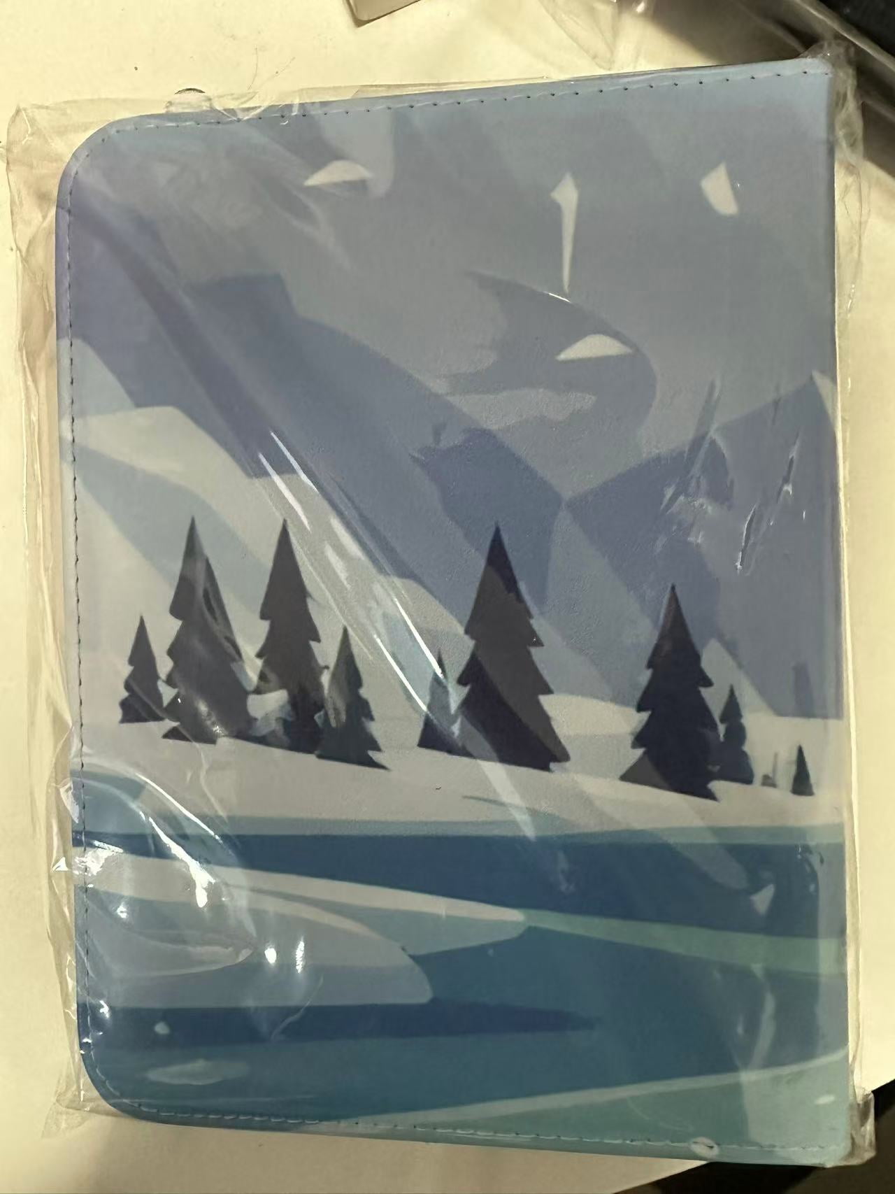 Trading Card Binder 9 Pocket, 3-Ring Card Binder with 50 Sleeves, PU ...