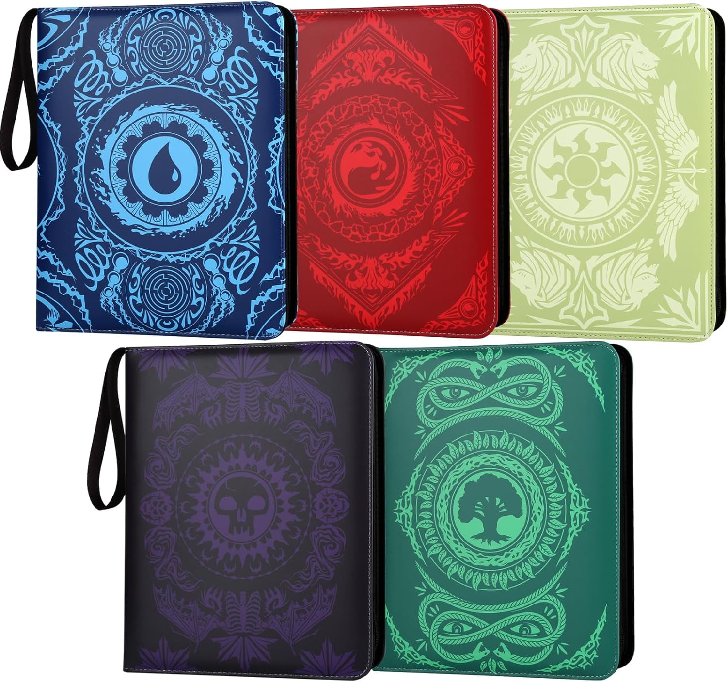 Trading Card Binder, 9-Pocket Binder for Trading Cards Holds 720 Cards ...