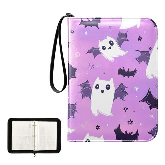 Trading Card Binder Album 400 Pockets 50 Removable 4-Pocket Pages ...