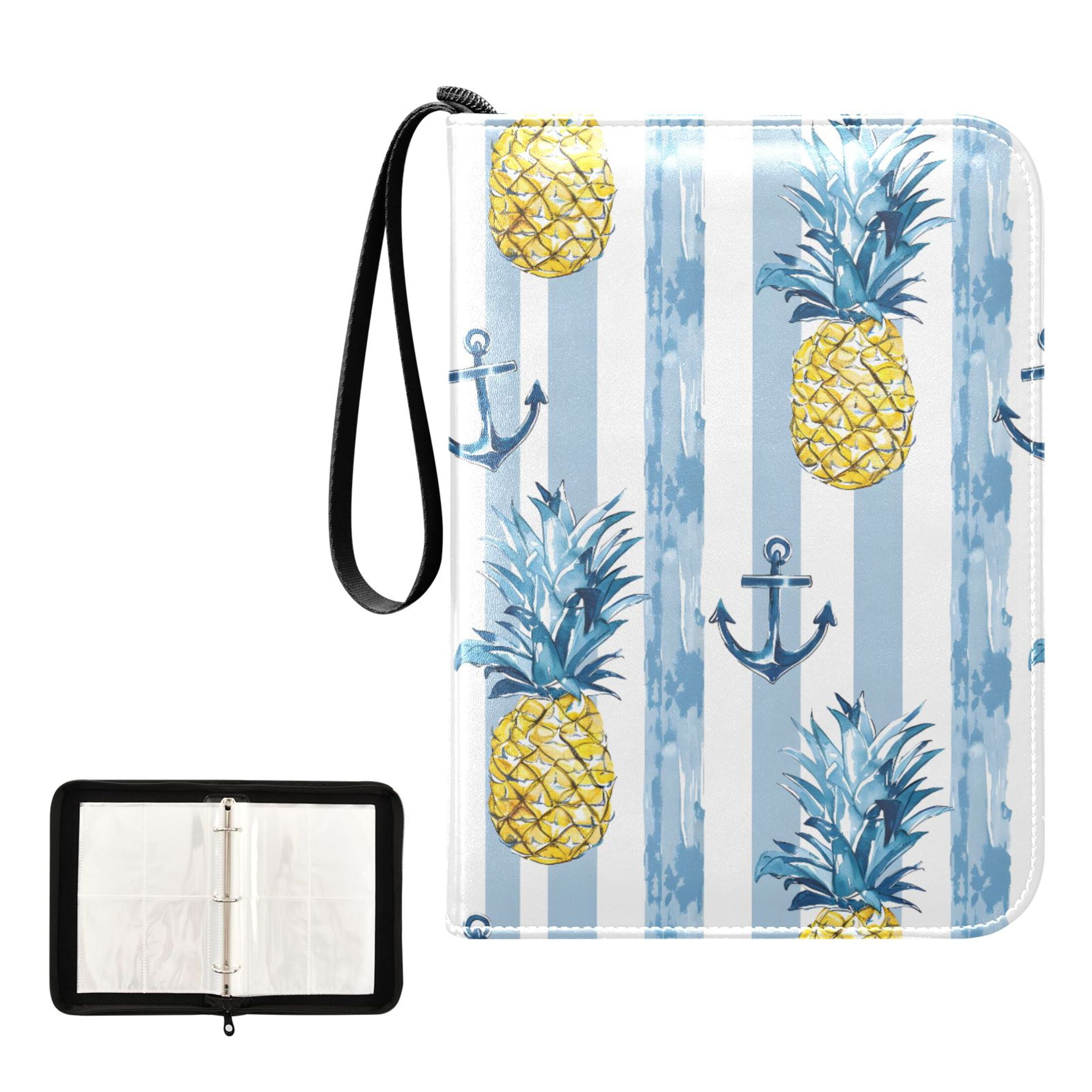 Trading Card Binder Album 400 Pockets 50 Removable 4-Pocket Pages ...