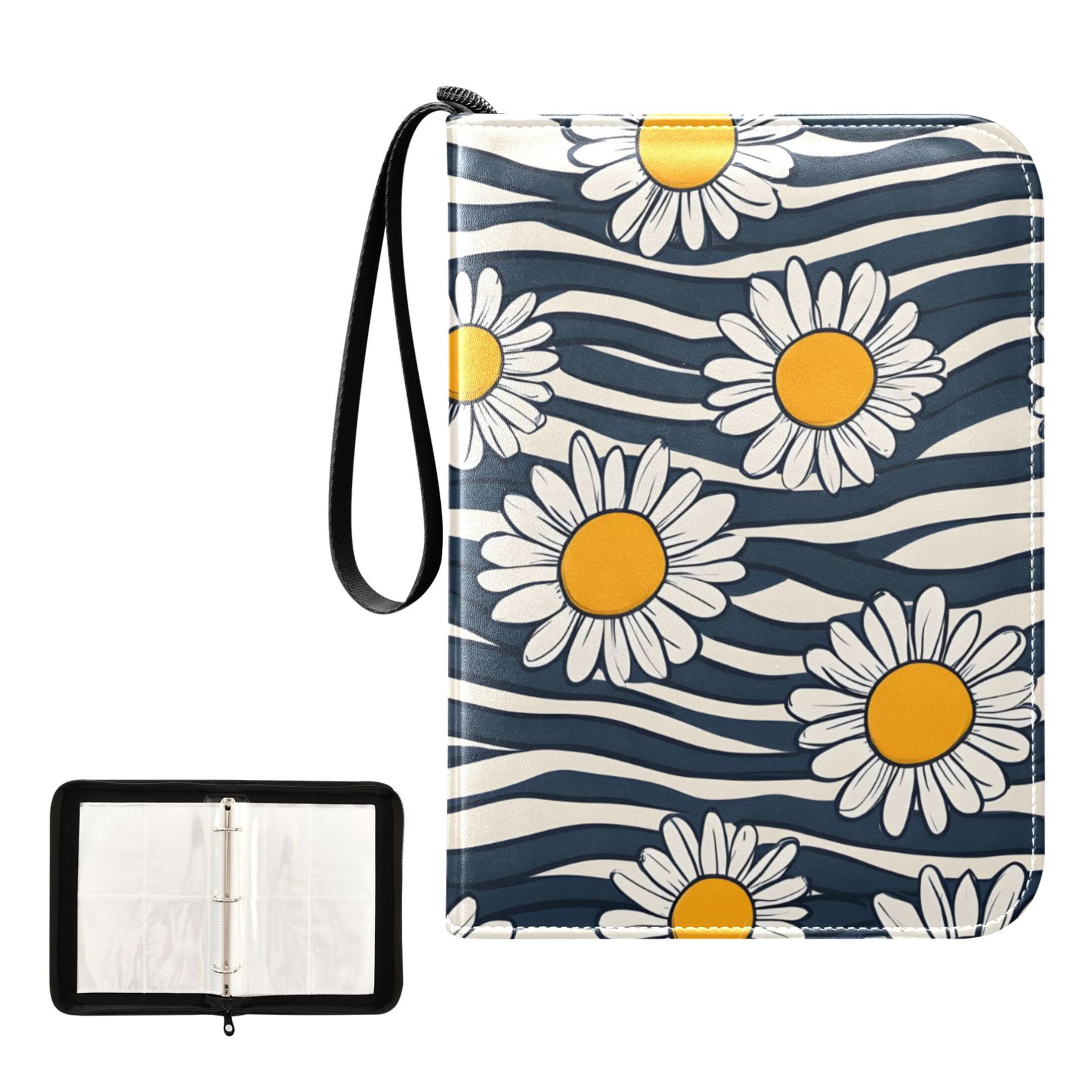 Trading Card Binder Album 400 Pockets 50 Removable 4-Pocket Pages ...