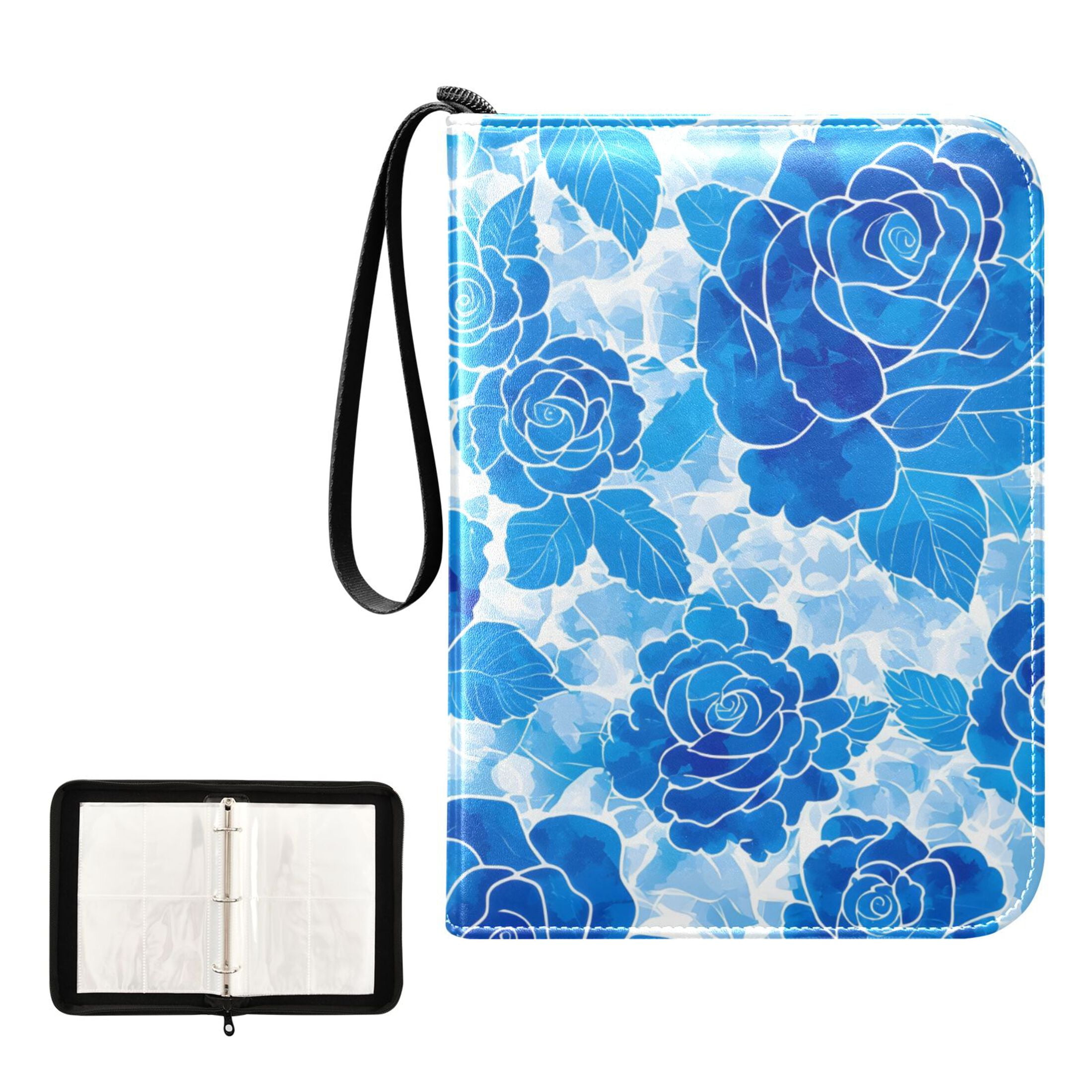 Trading Card Binder Album 400 Pockets 50 Removable 4-Pocket Pages ...