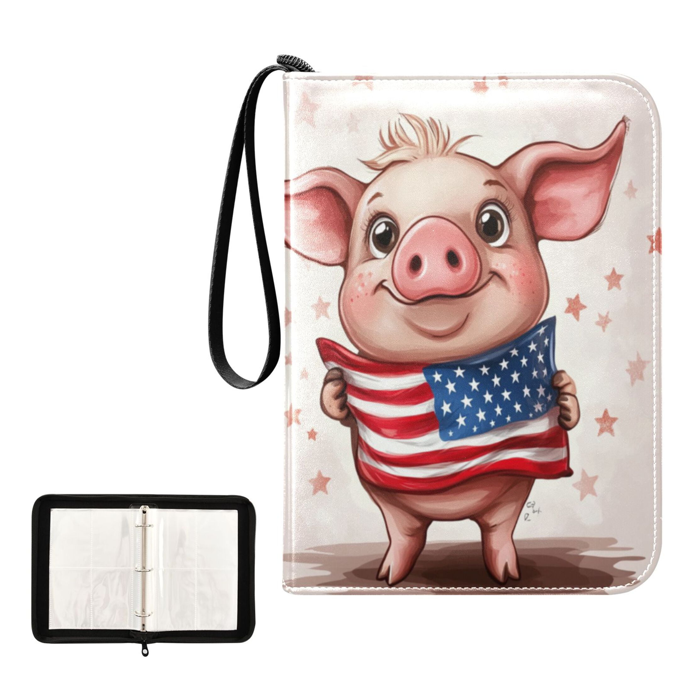 Trading Card Binder Album 400 Pockets 50 Removable 4-Pocket Pages ...