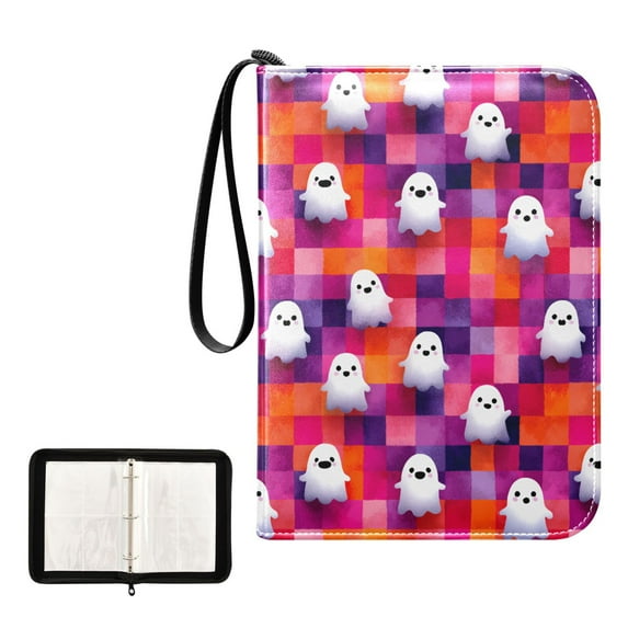 Trading Card Binder Album 400 Pockets 50 Removable 4-Pocket Pages ...