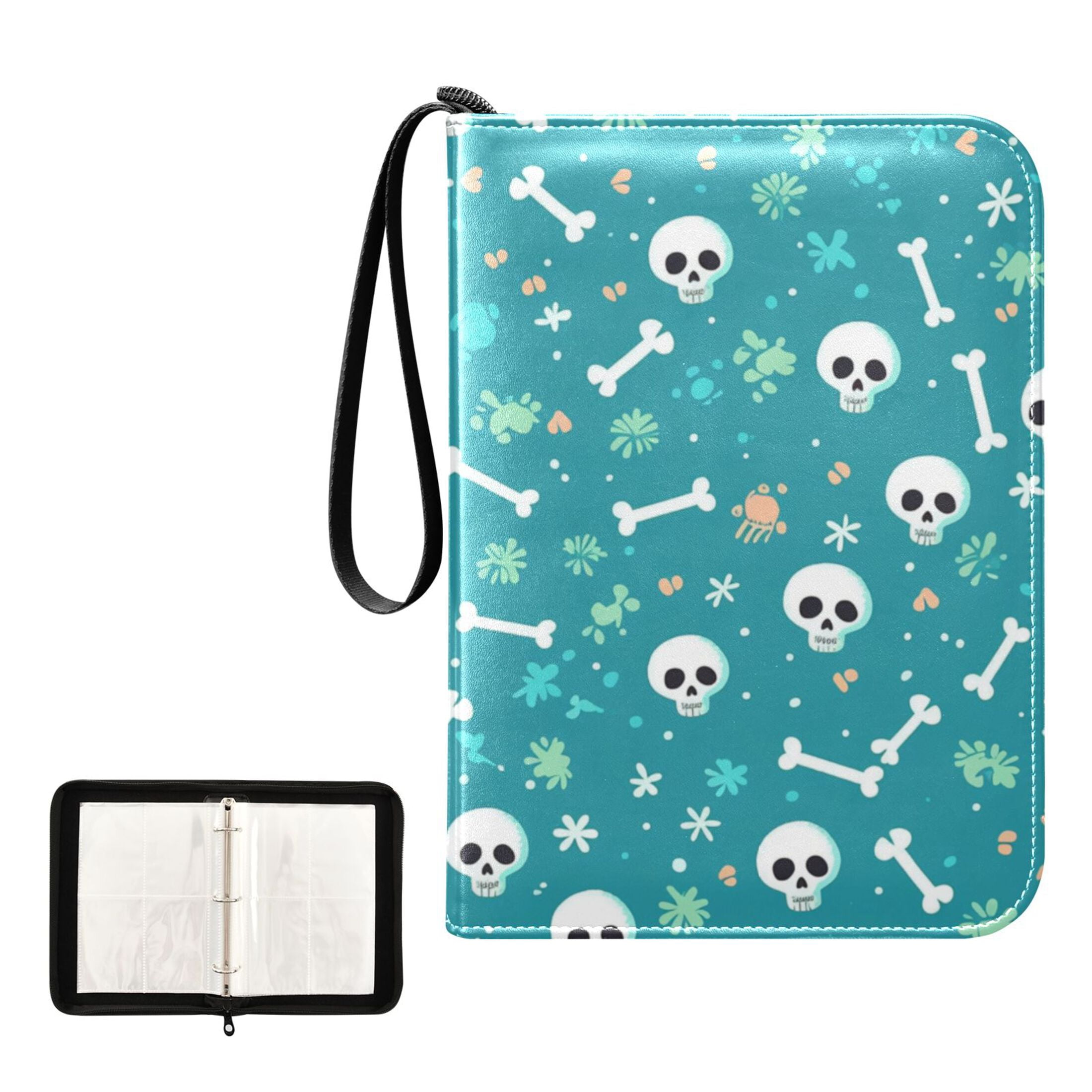 Trading Card Binder Album 400 Pockets 50 Removable 4-Pocket Pages ...