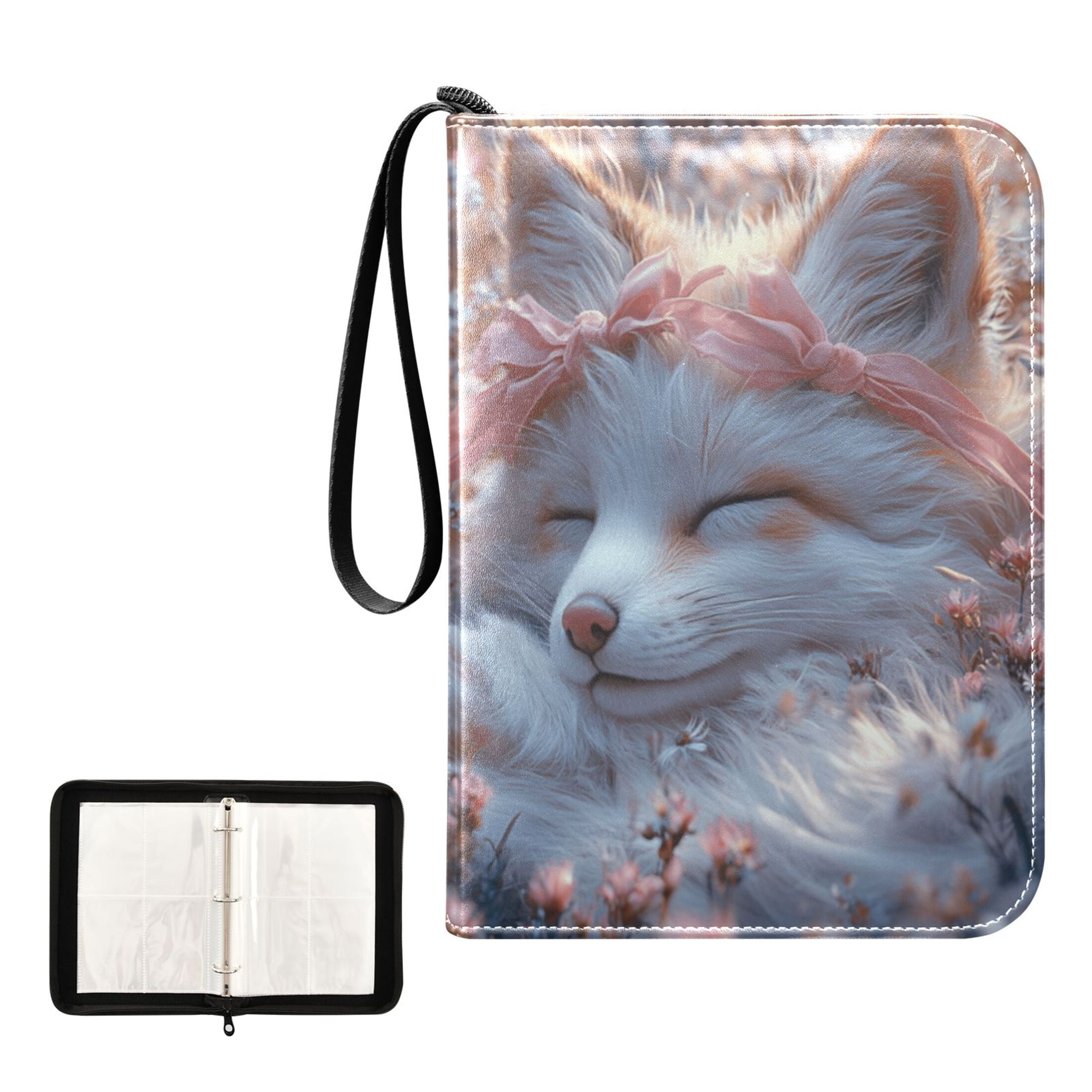 Trading Card Binder Album 400 Pockets 50 Removable 4-Pocket Pages ...