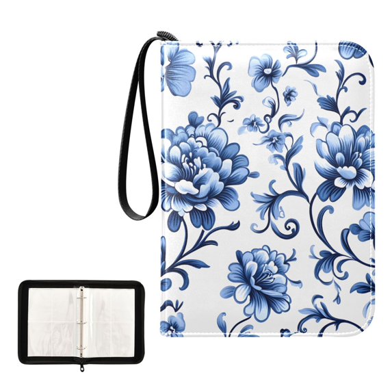 Trading Card Binder Album 400 Pockets 50 Removable 4-Pocket Pages ...