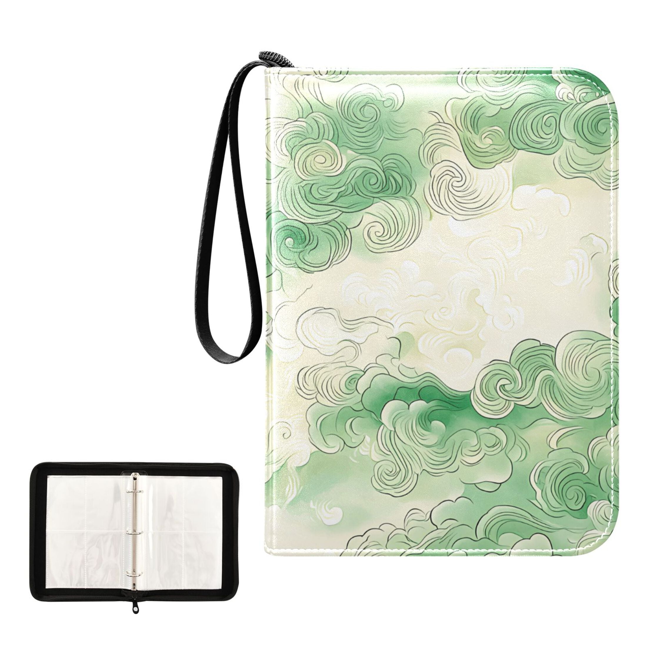 Trading Card Binder Album 400 Pockets 50 Removable 4-Pocket Pages ...