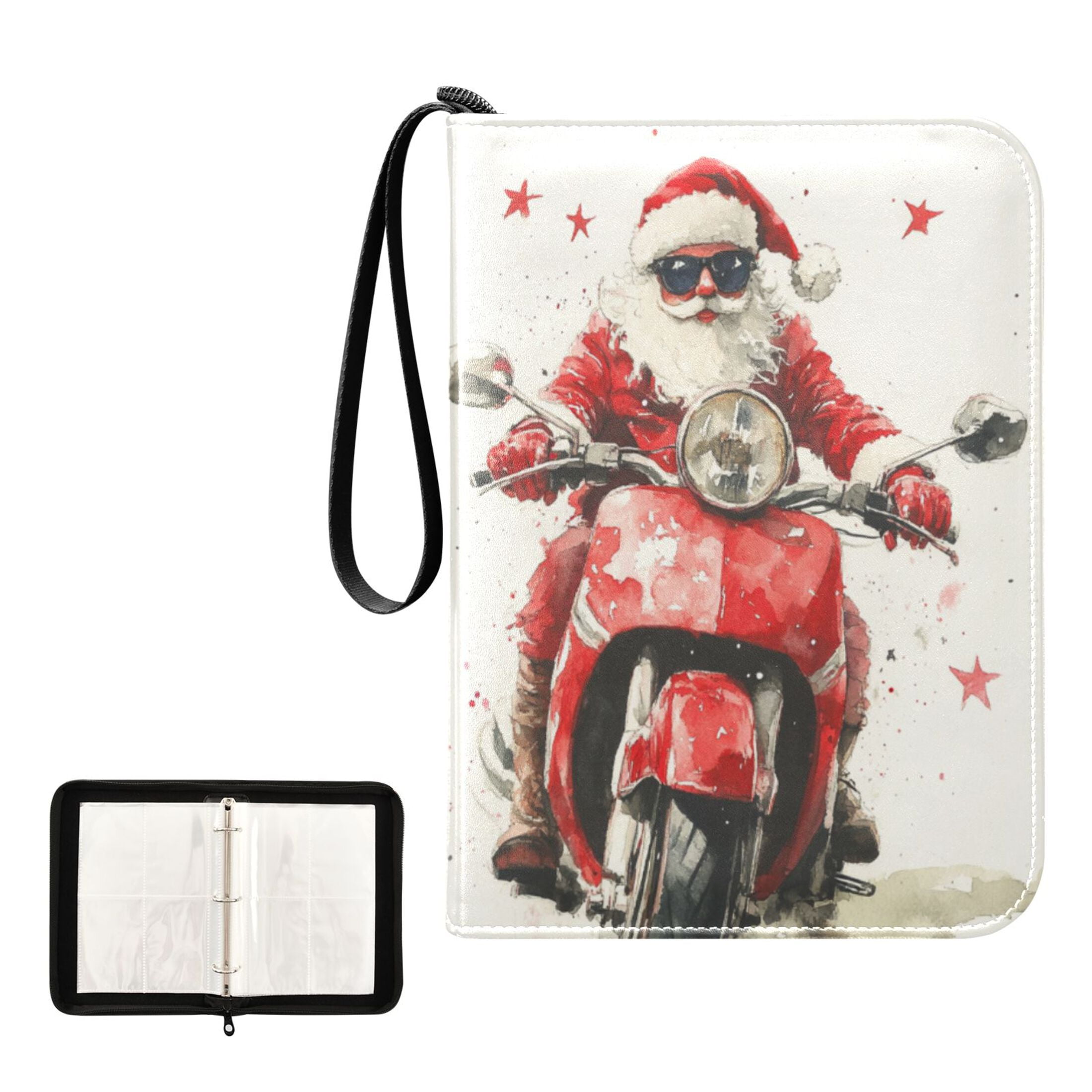 Trading Card Binder Album 400 Pockets 50 Removable 4-Pocket Pages ...