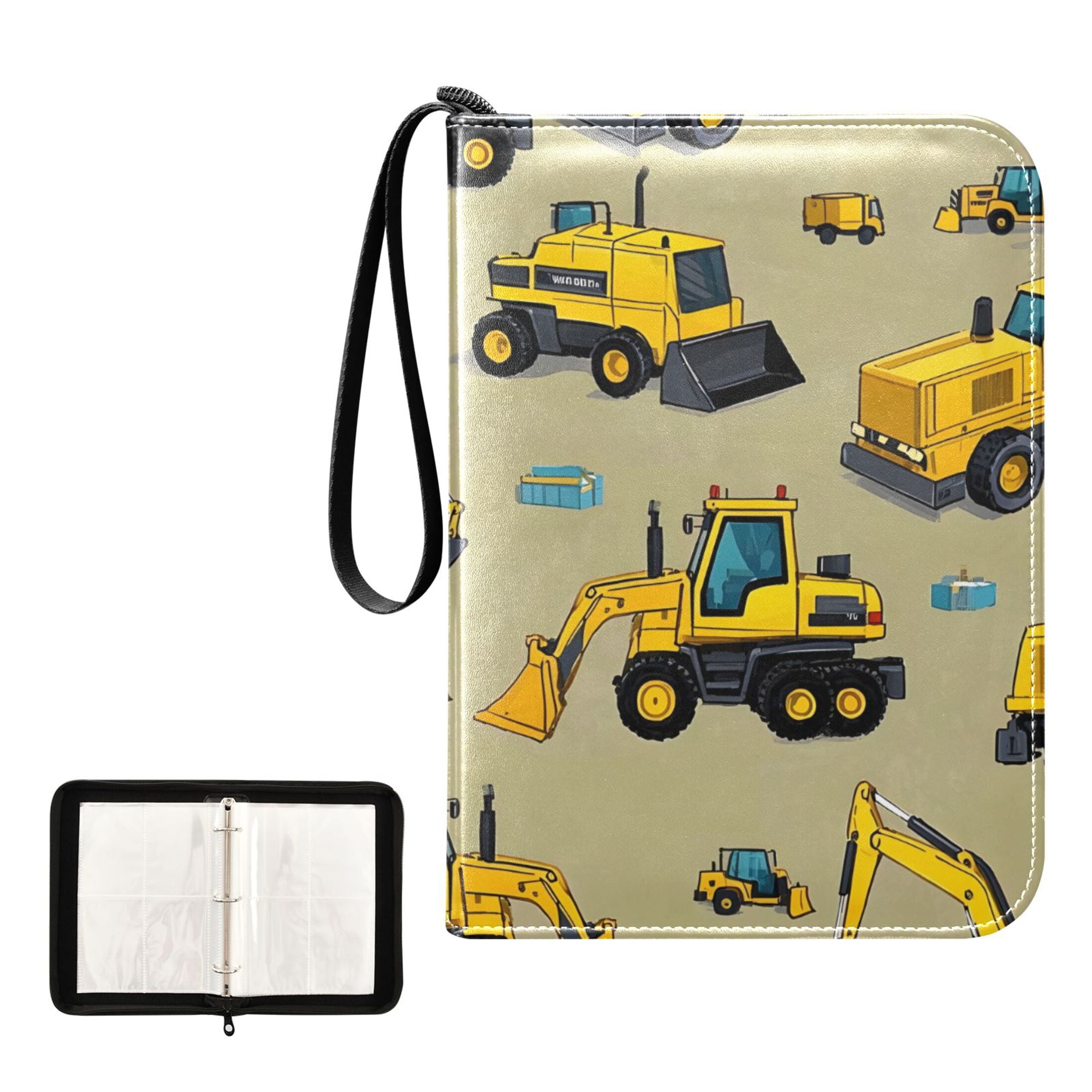 Trading Card Binder Album 400 Pockets 50 Removable 4-Pocket Pages ...