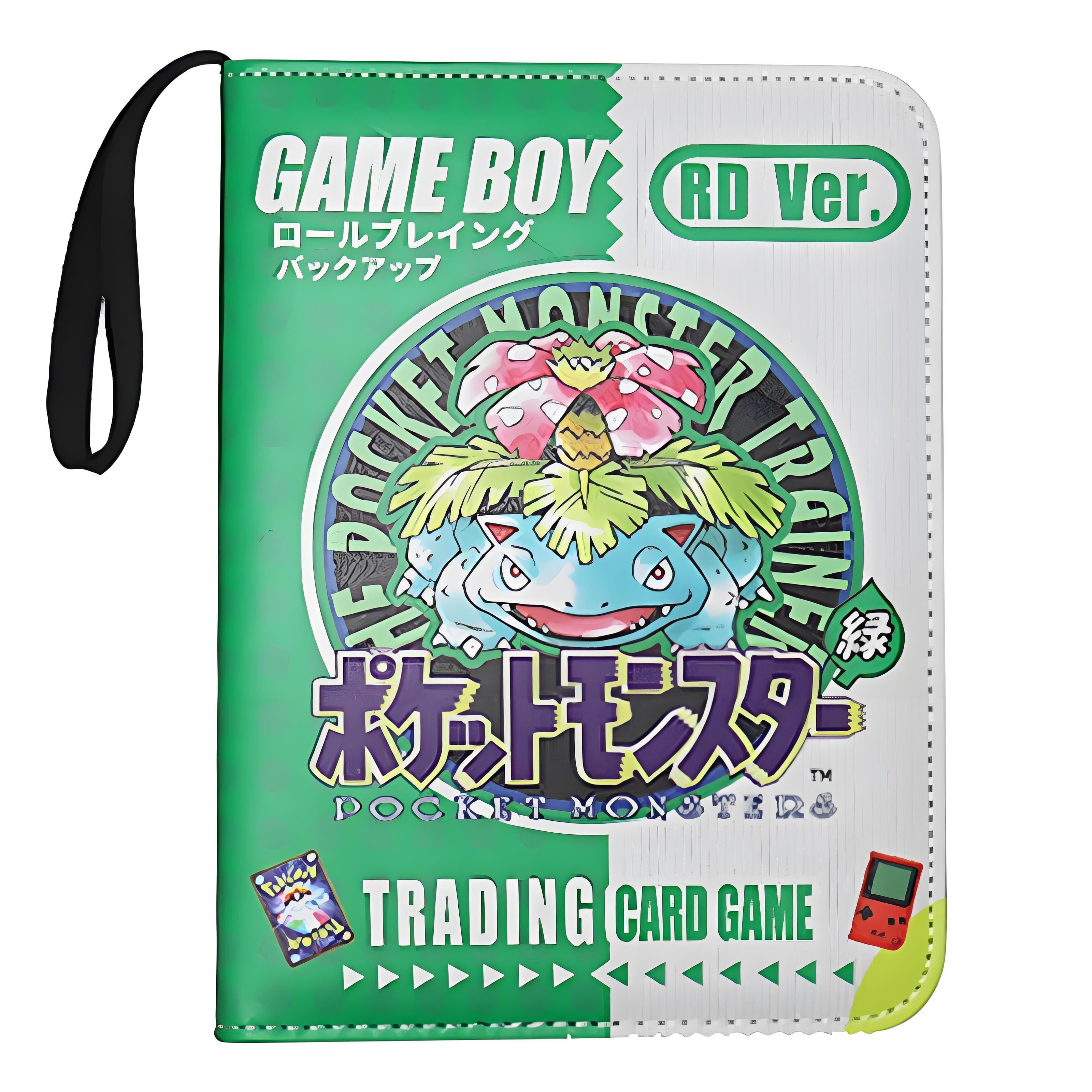 Trading Card Binder for TCG Cards, 4-Pocket Portable Card Collector ...