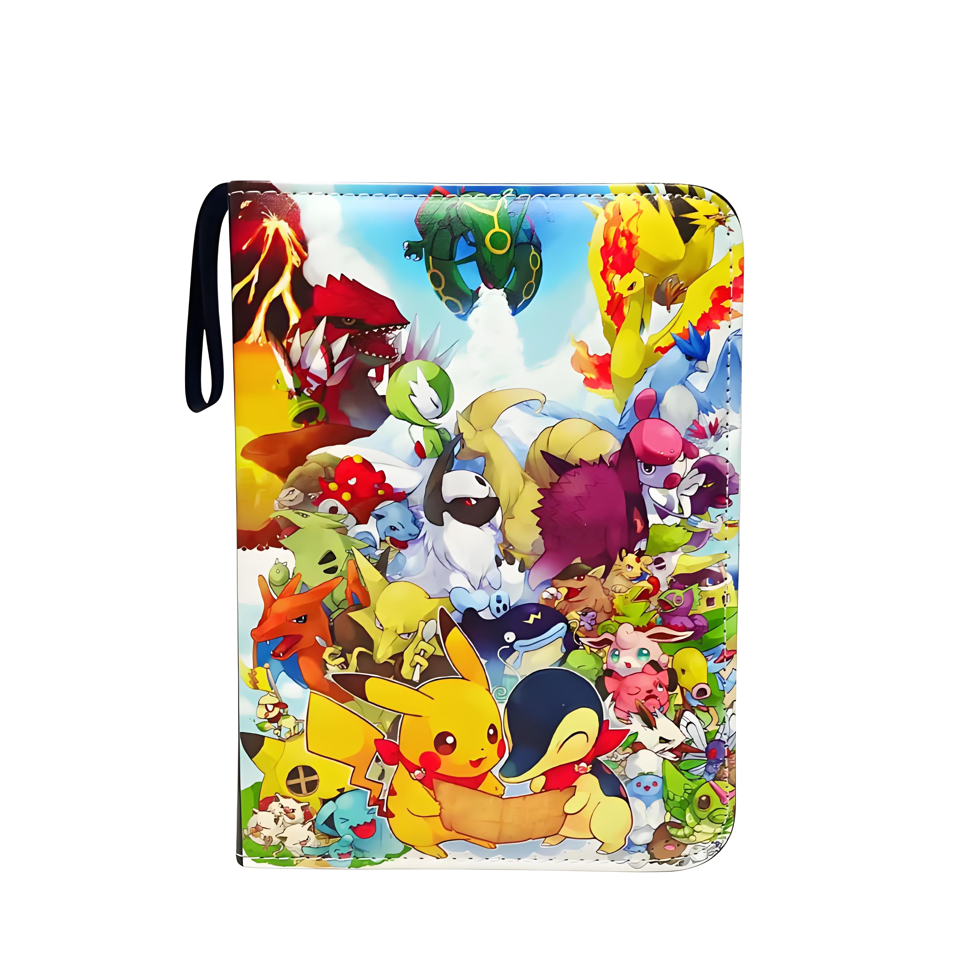 Trading Card Binder for TCG Cards, 4-Pocket Portable Card Collector ...