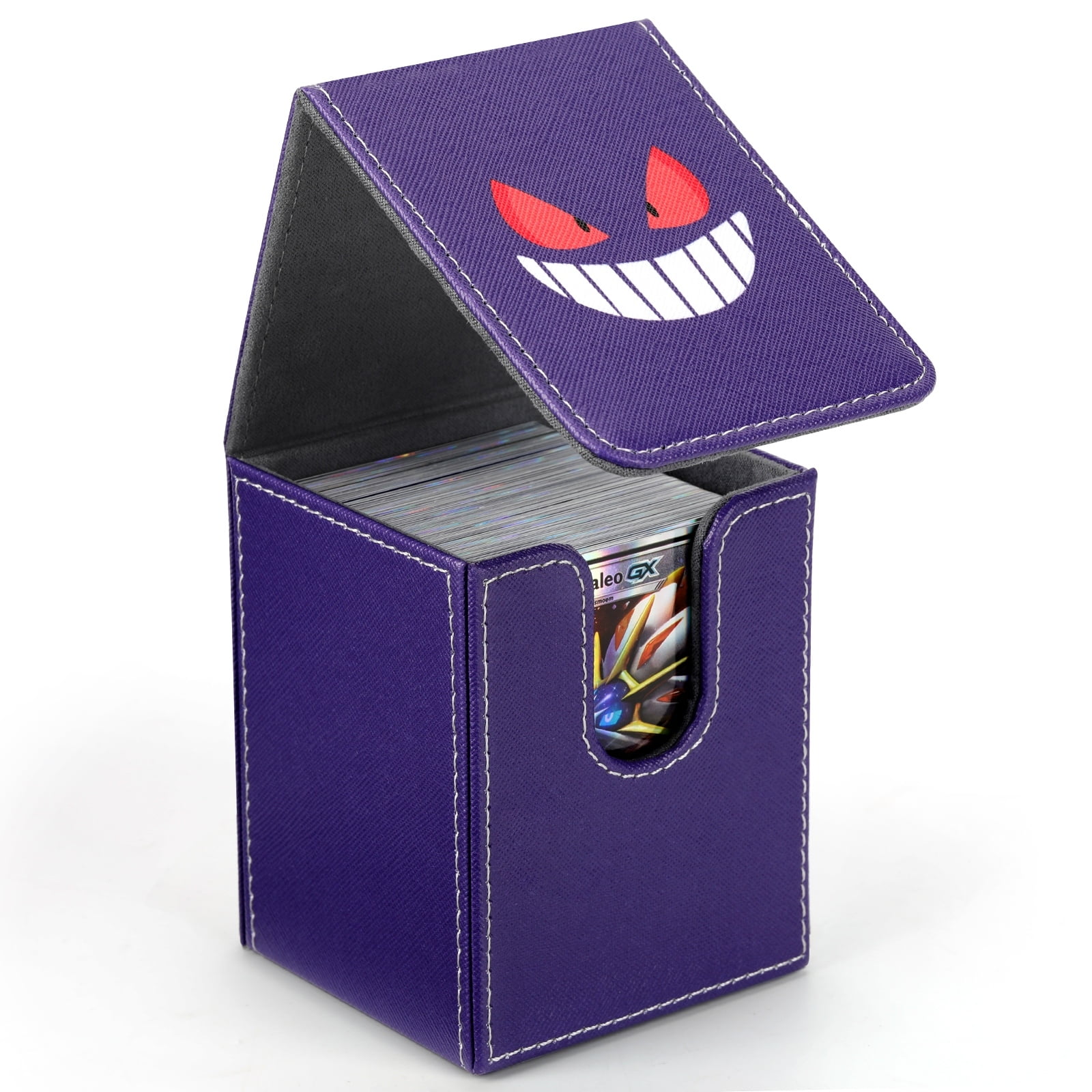 Trading Card Case, MTG Deck Card Storage Box Holder for TCG Game, PU ...