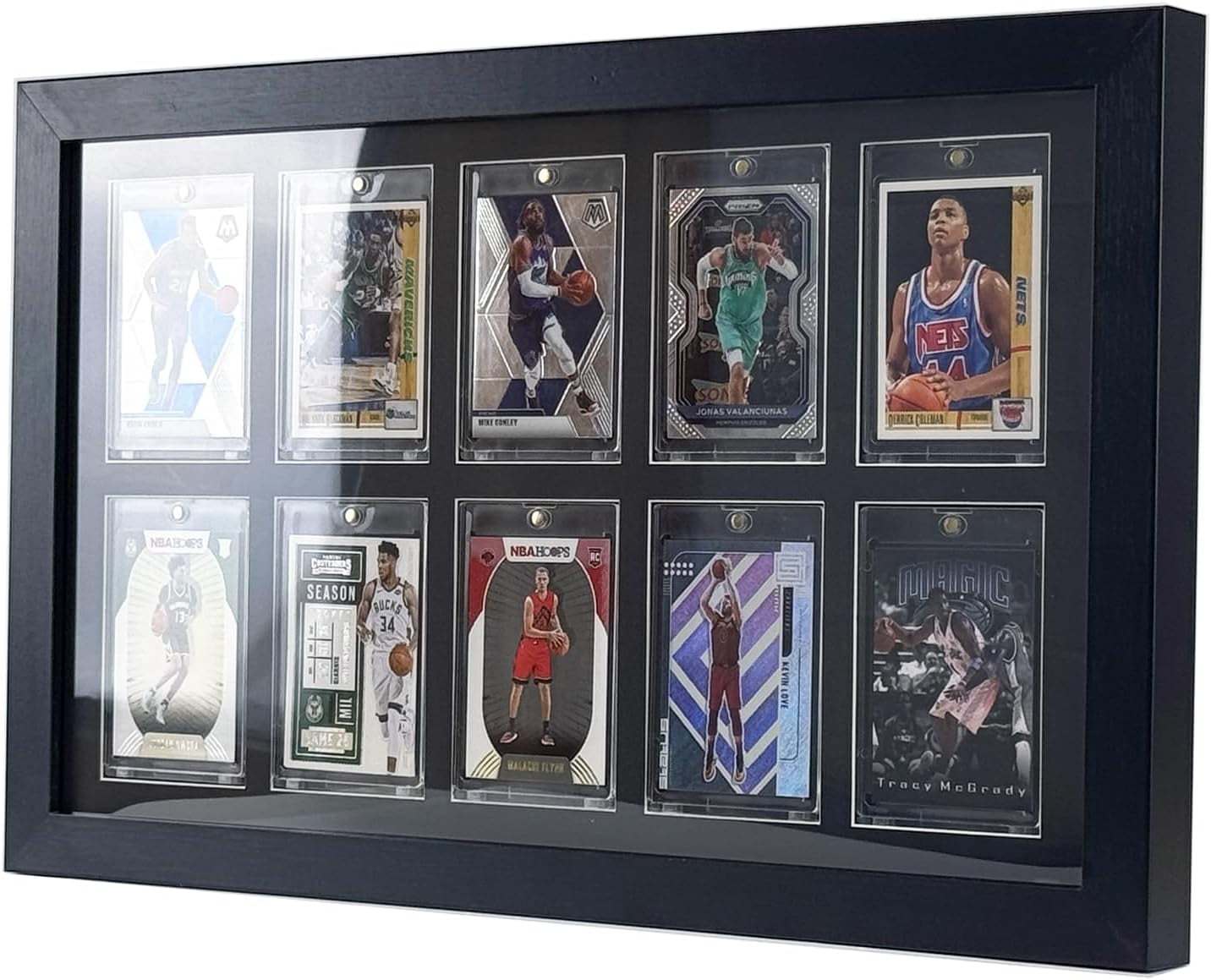 Trading Card Display Case - Baseball Card Display Case Wall Mount Hold ...