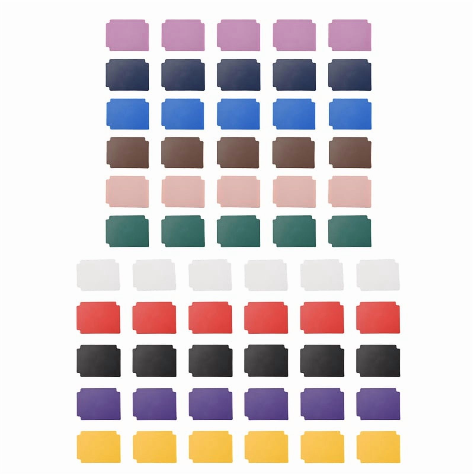 Trading Card Dividers, 60pcs Muliticolor Page Dividers,Frosted ...
