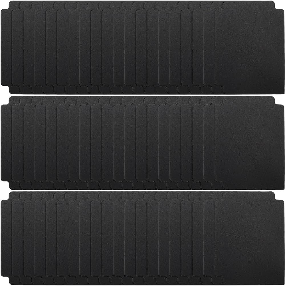 Trading Card Dividers Black Card Separator Card Sorting Tray Plastic ...