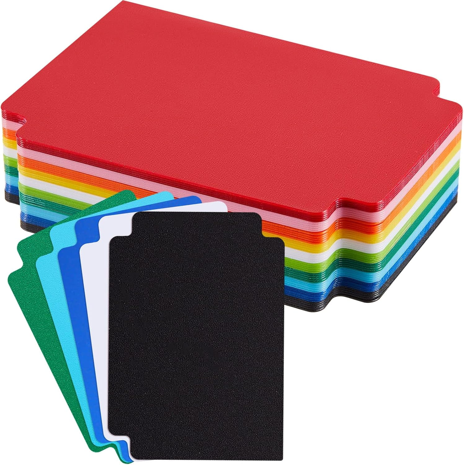 Trading Card Dividers Multicolor Card Page Dividers Frosted Plastic ...