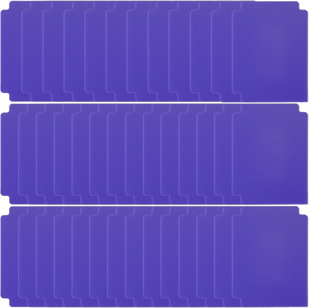 Trading Card Dividers Purple Card Separator Card Sorting Tray Plastic ...