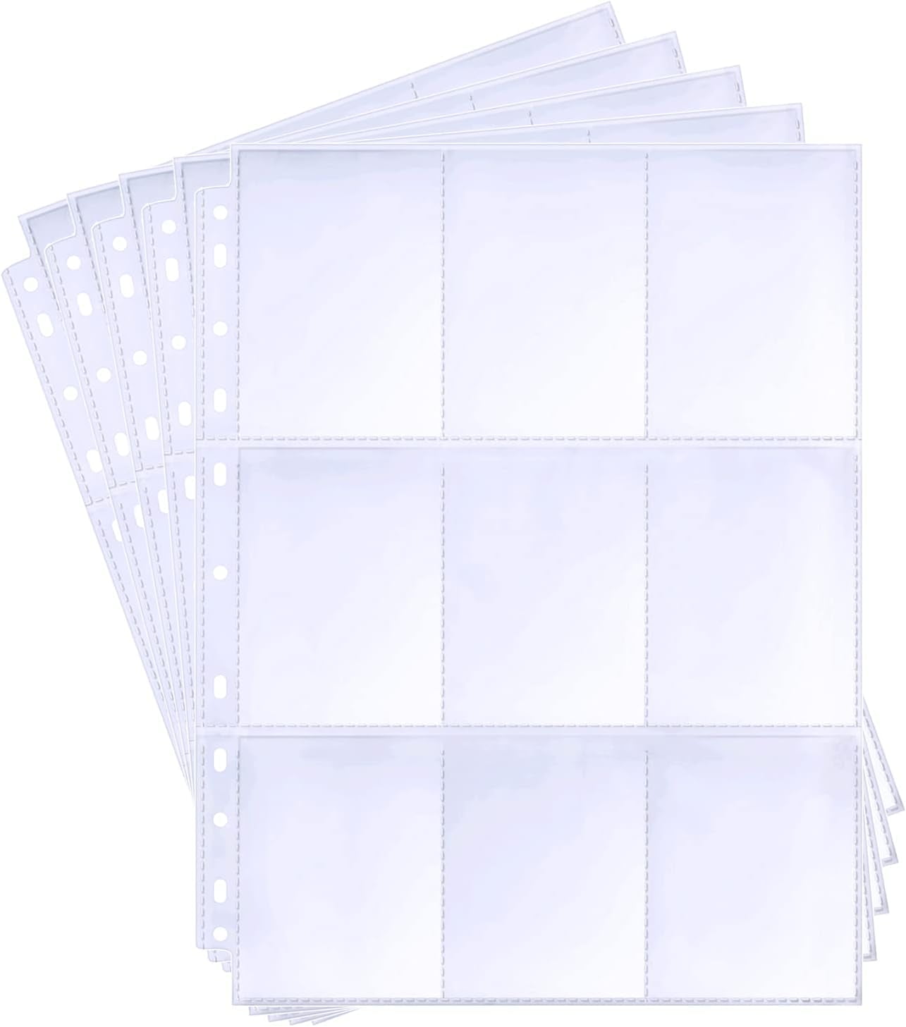 Trading Card Sleeves 30 Pack – 540-Pocket 9-Pocket Binder Pages for 3 ...
