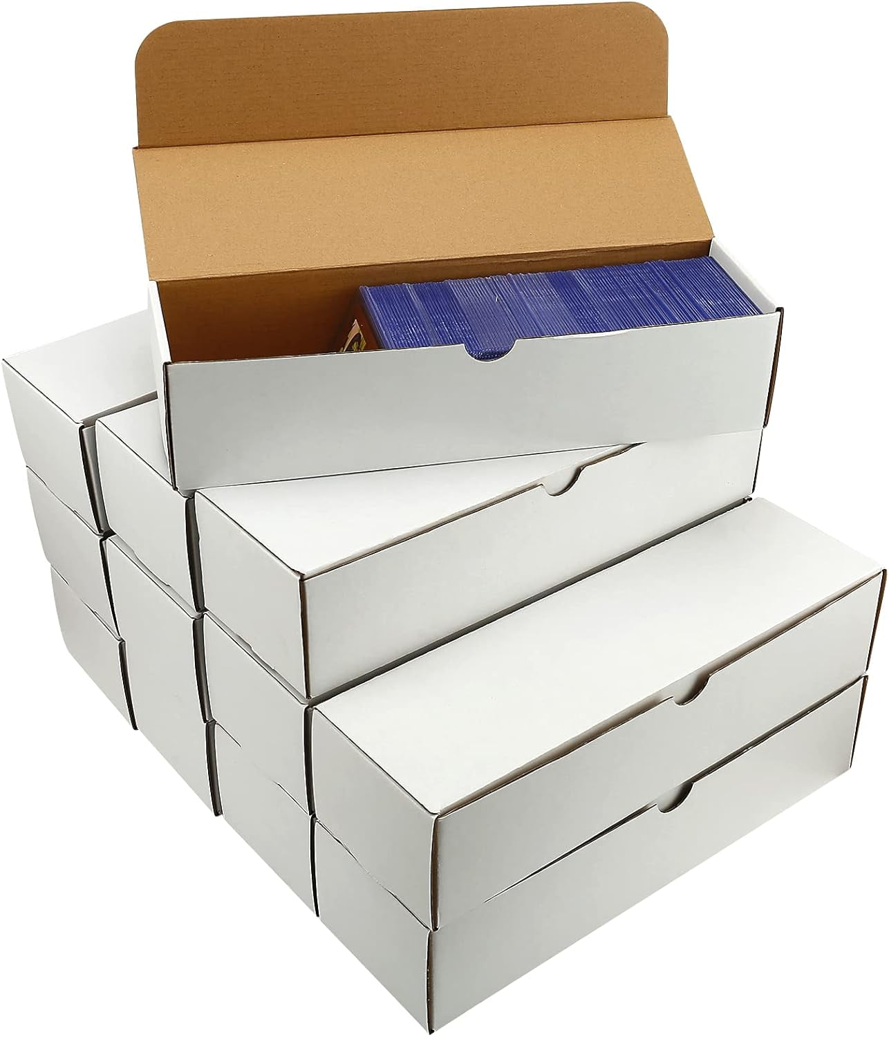 Trading Card Storage Box,12-Pack-9600 Count Corrugated Cardboard Card ...
