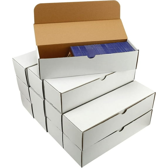 Trading Card Storage Box,12-Pack-9600 Count Corrugated Cardboard Card ...