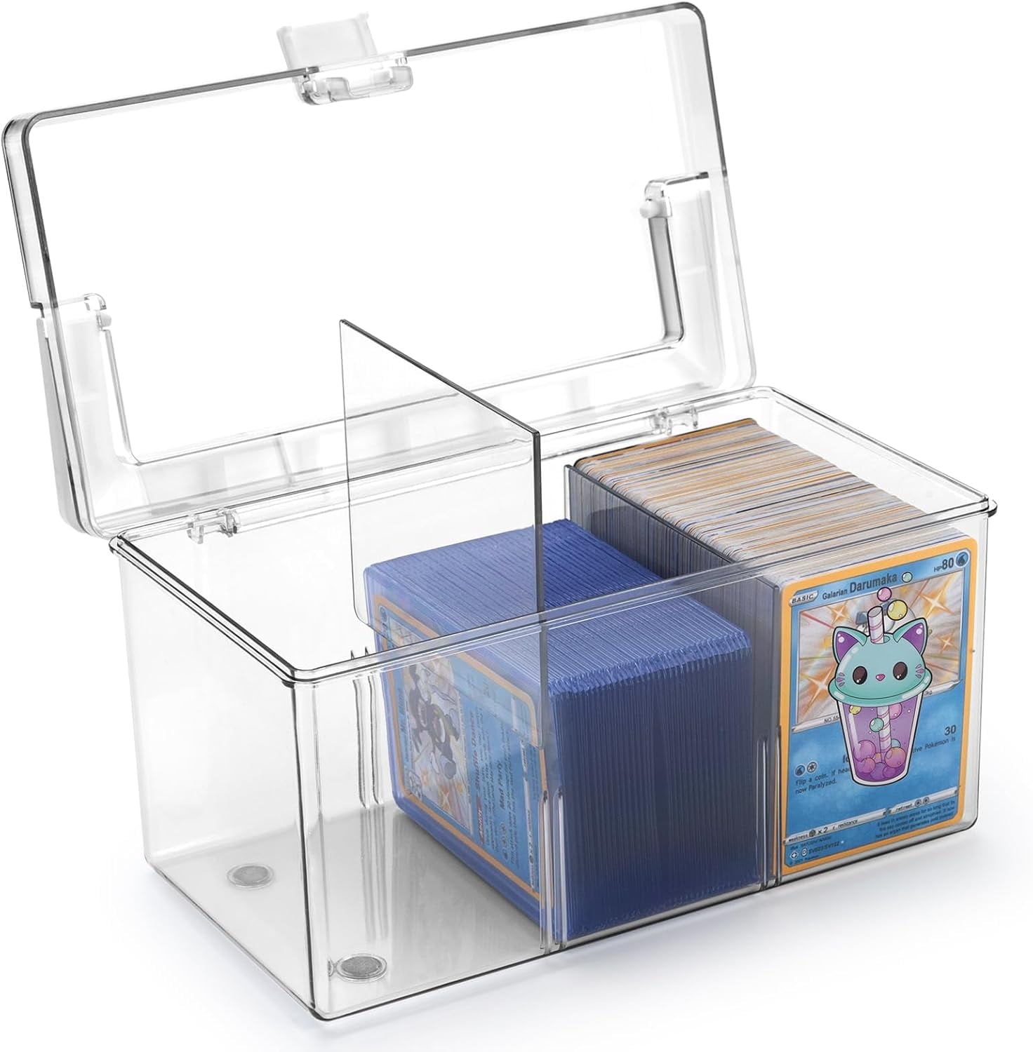 Trading Card Storage Box, Card Storage Box Hard Plastic, Toploader ...