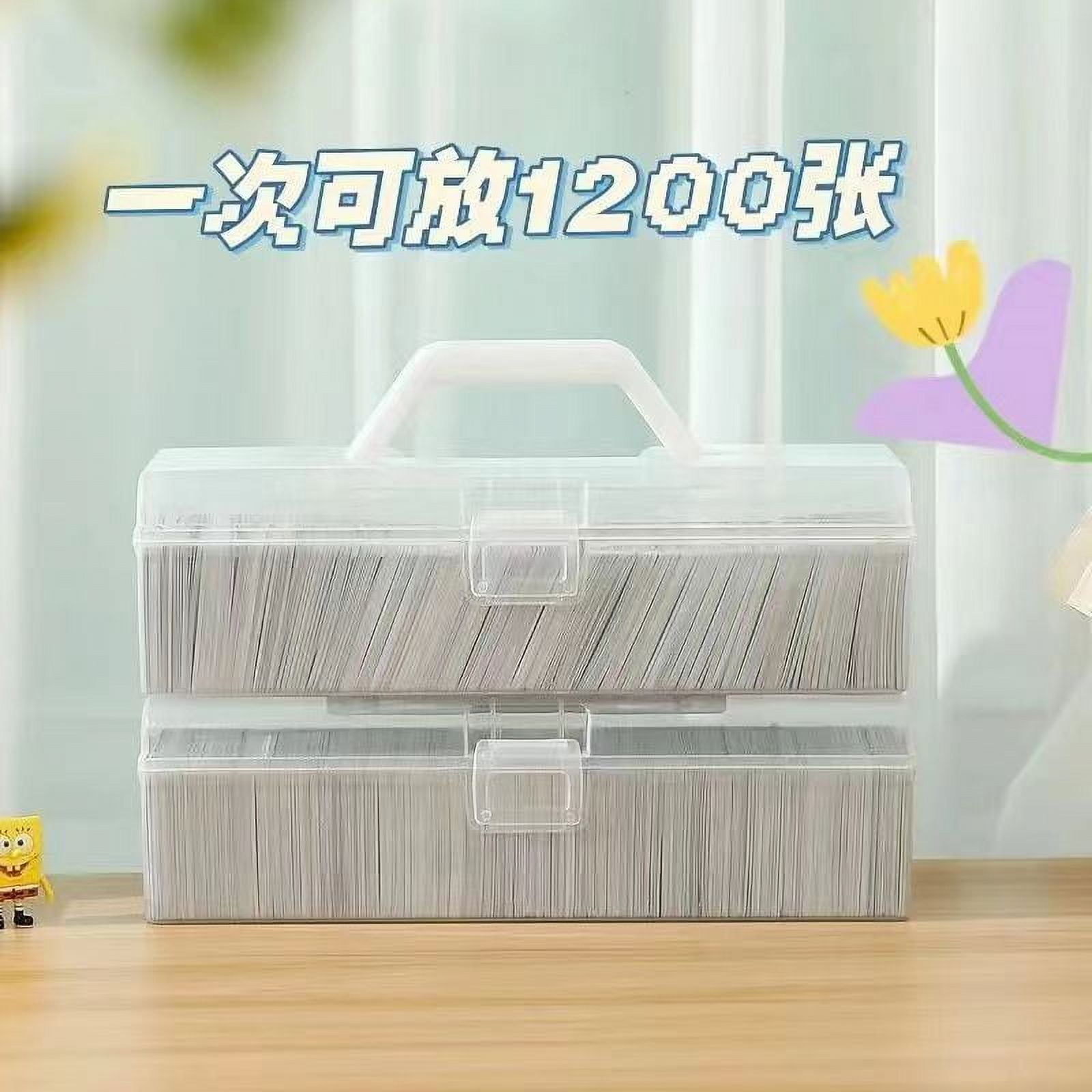 Trading Card Storage Box Game Card Container Large Capacity Cards ...