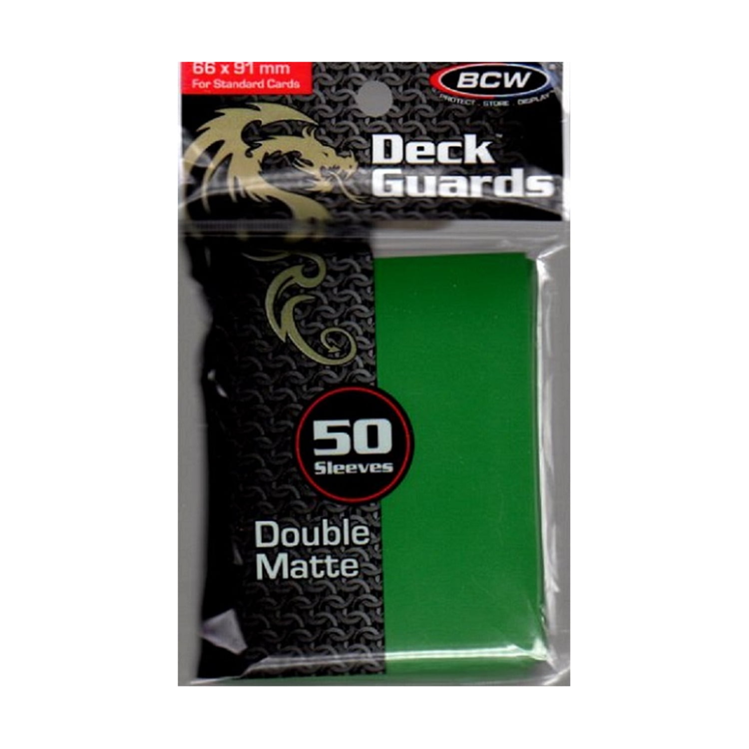 BCW Supplies Double Matte Card Sleeves - Green (50) New - Walmart.com