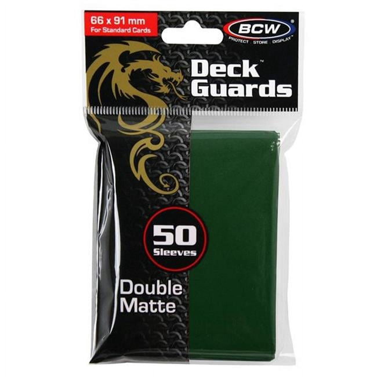 Trading Card Supplies - BCW Deck Guards - GREEN (Double Matte)(50 ...