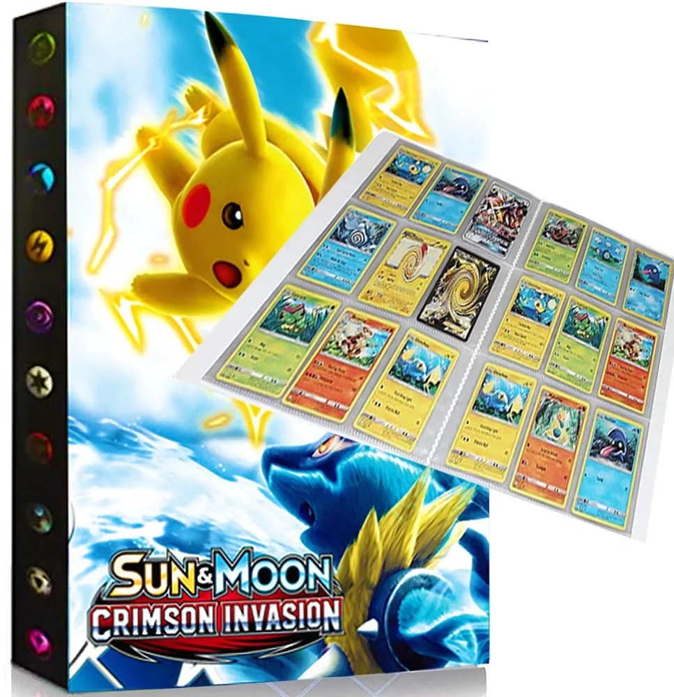 Trading Card binder, Collection Card Folder, 9-Pockets Collection Cards ...