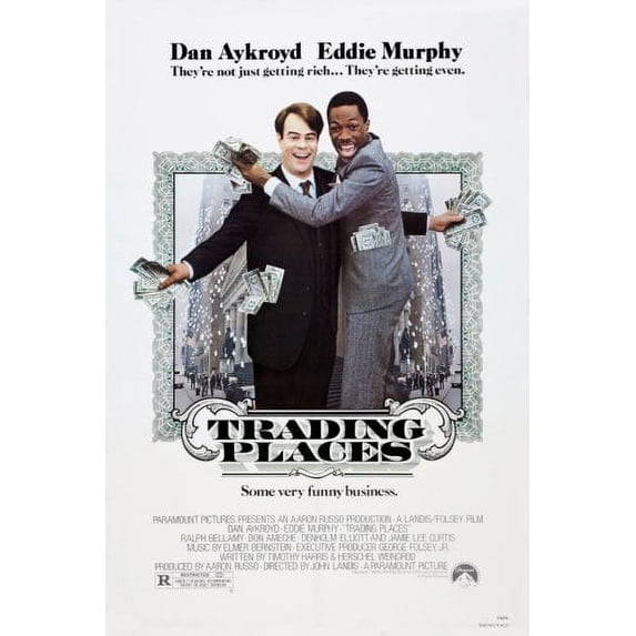 Trading Places Poster 24Inx36In Art Poster 24x36 Multi-Color Square ...