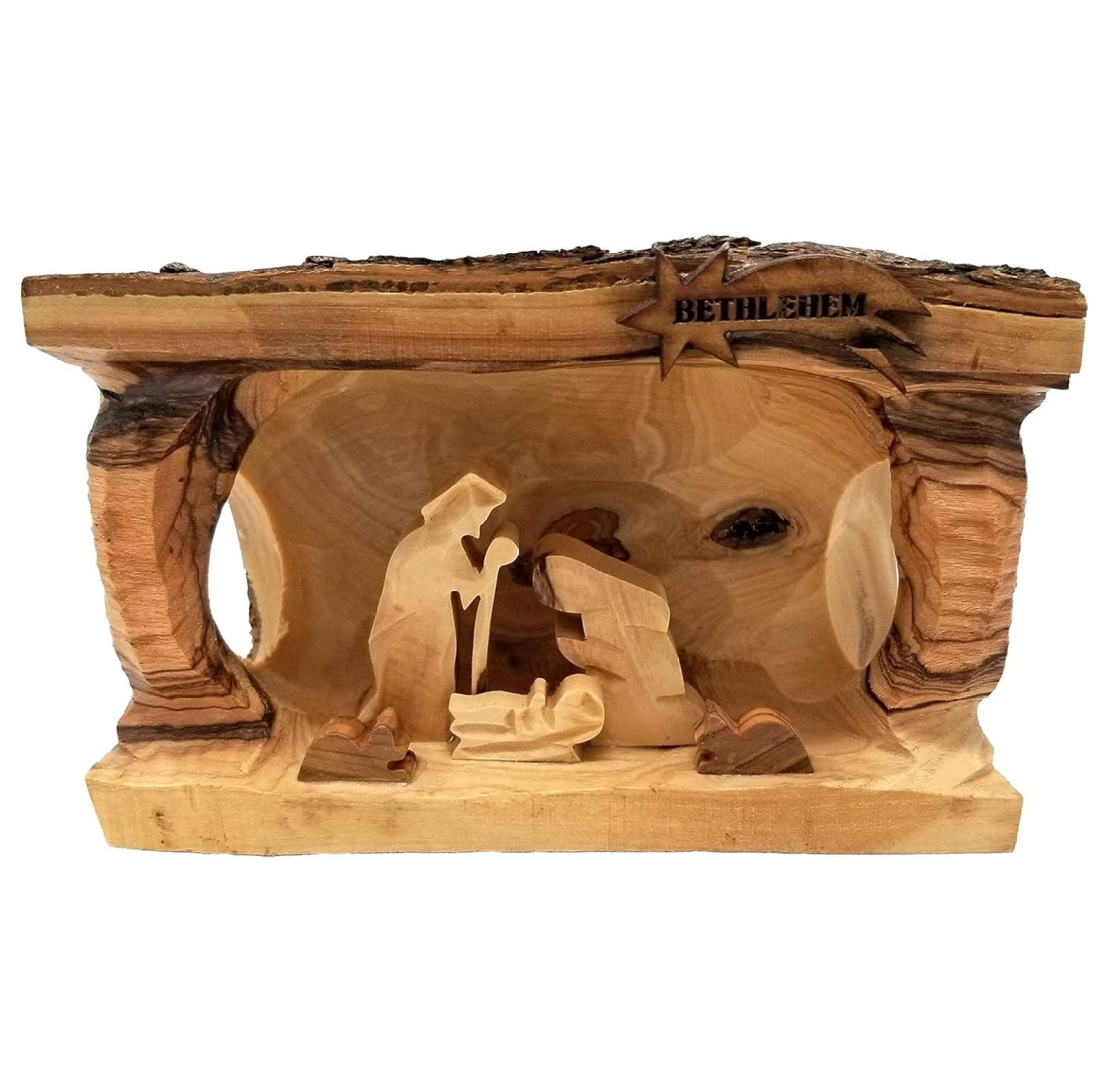Trading Post Holy Land Olive Wood Christmas Nativity from Israel ...