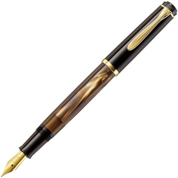Tradition M200 Fountain Pen, Extra-Fine Nib, Brown Marble, 1 Each ...