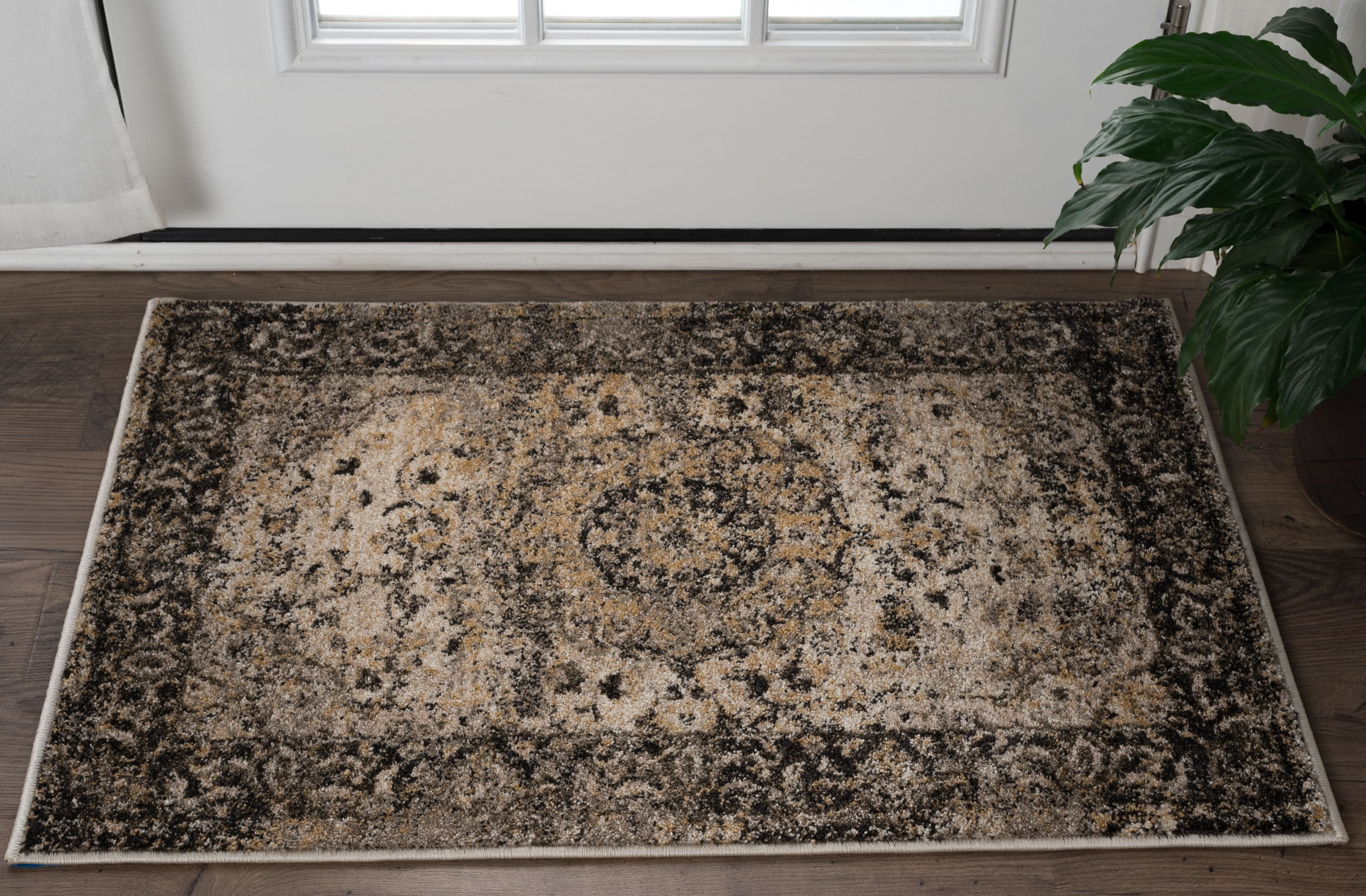 Traditional 2x3 Area Rug (2' x 3') Oriental Gray, Charcoal Indoor ...