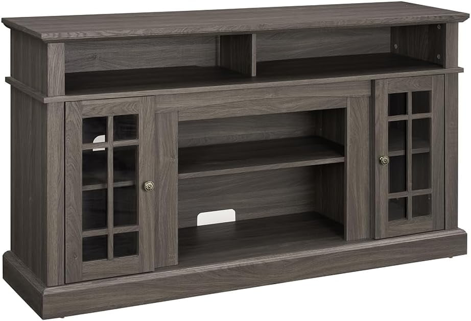 Traditional 58'' TV Console, Entertainment Center Table with Open ...