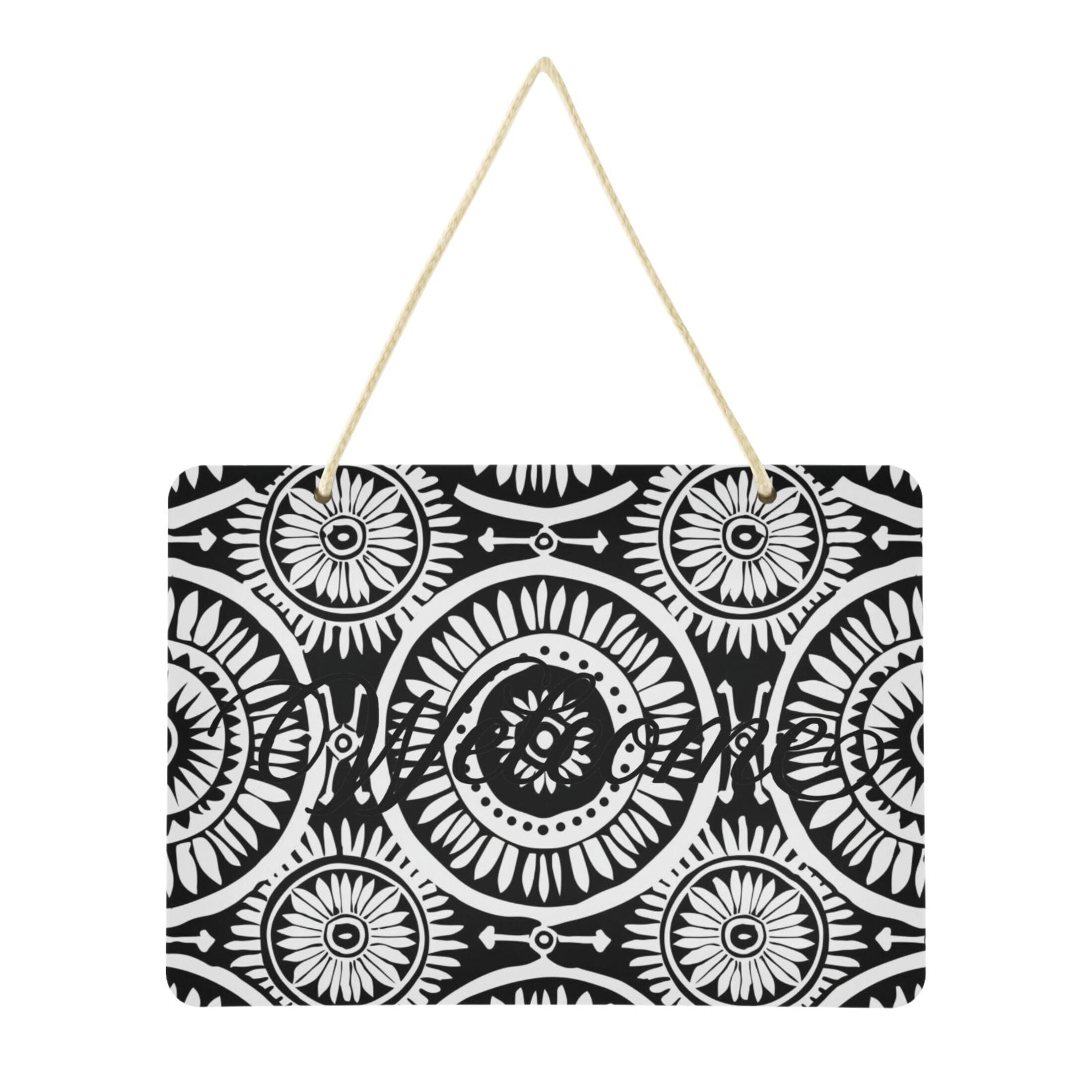 Traditional African Tribal Welcome Sign Front Door PVC 14x10 inch ...