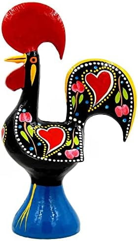 Traditional Aluminum Portuguese Good Luck Rooster Galo de Barcelos ...
