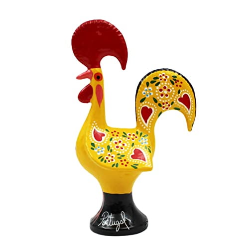 Traditional Aluminum Portuguese Good Luck Rooster Galo de Barcelos ...