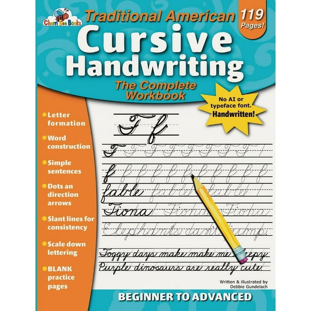 Traditional American Cursive Handwriting: The Complete Workbook ...