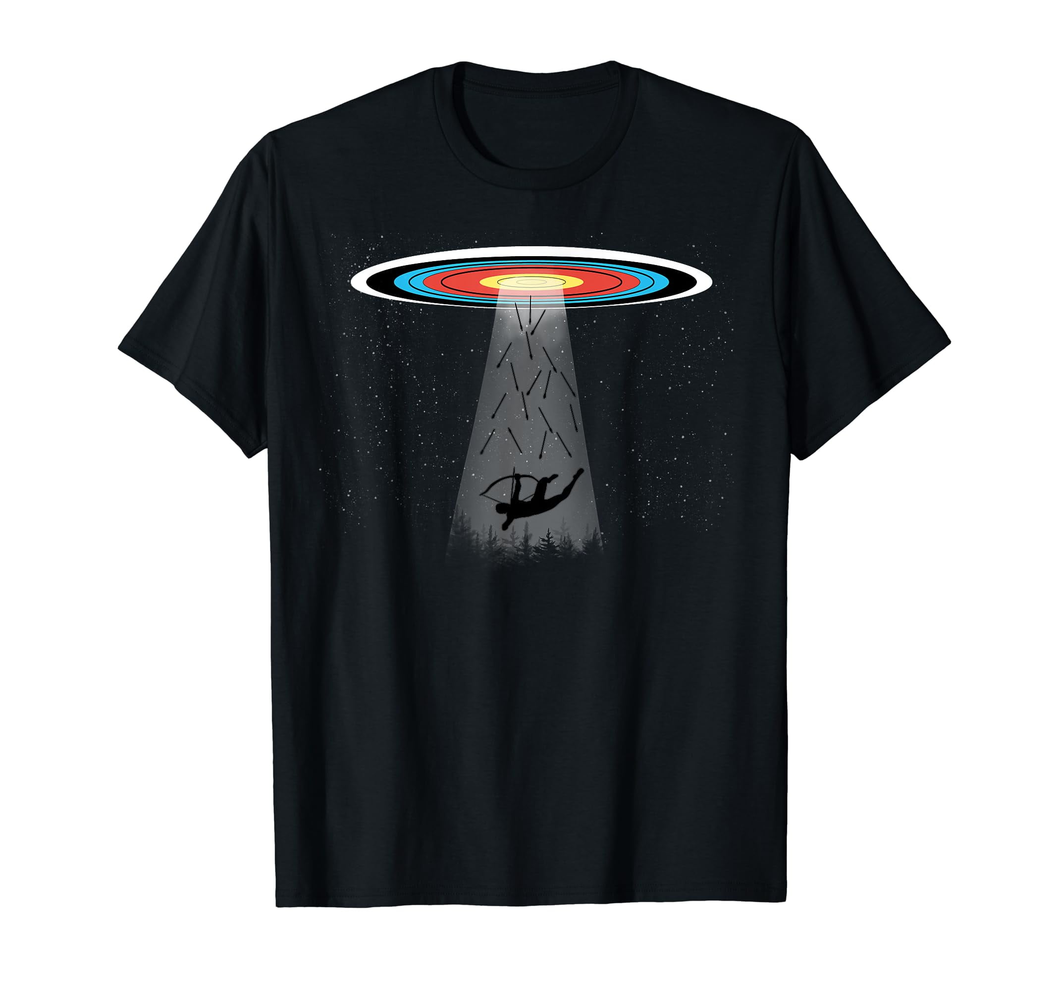 Traditional Archery Funny Ufo Archery Target Recurve Bow T-Shirt - Walmart.com