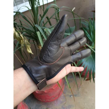 Kant Pinch Small Left Hand Shooting Tab Calfskin Back Hair Face KP300 ...