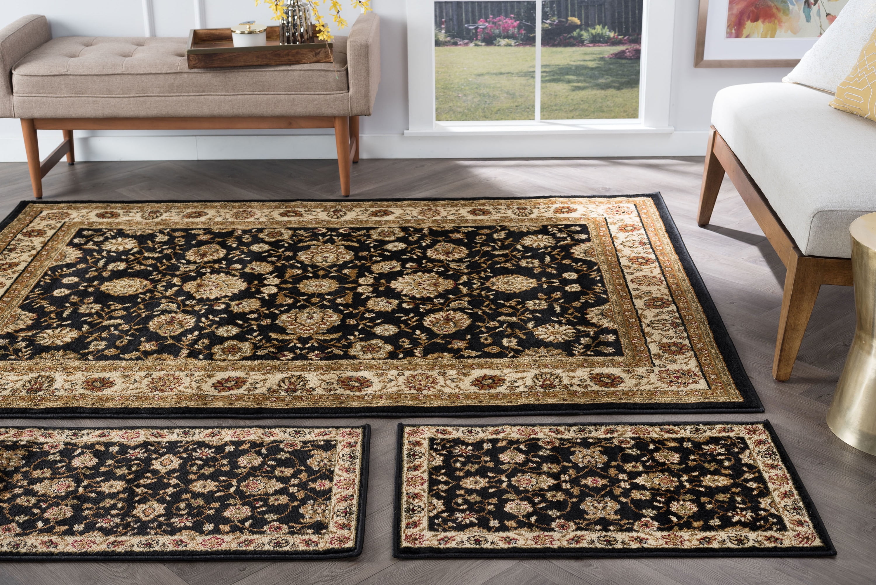 Free Shipping! Bliss Rugs Traditional Oriental Area Rug Set ...