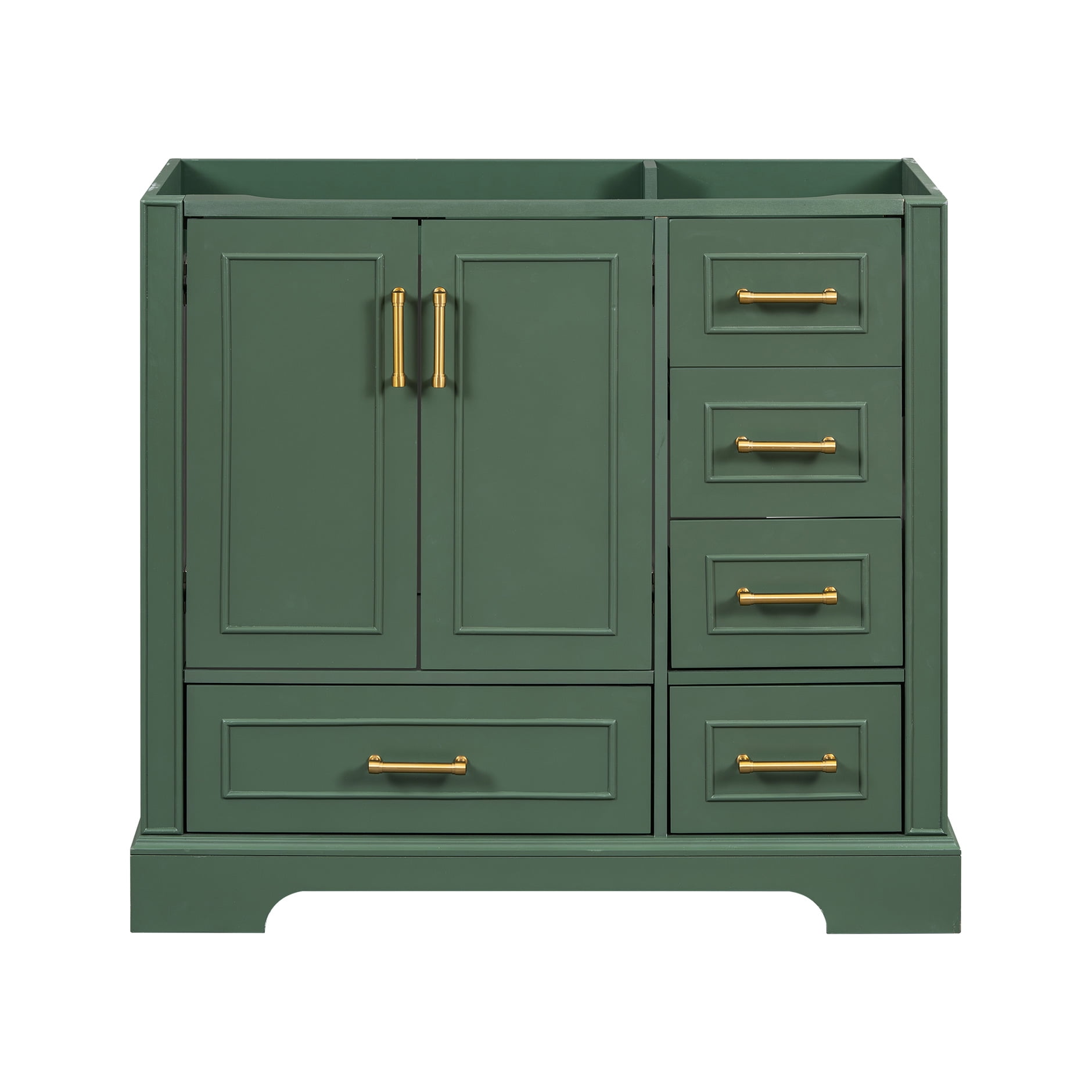 Traditional Bathroom Vanity Cabinet 36" - Abundant Storage Options 2 ...