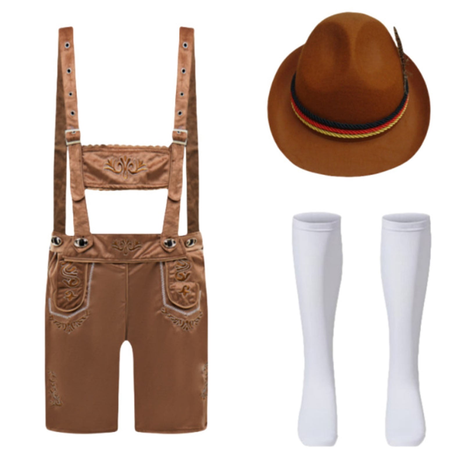 Traditional Bavarian Oktoberfest Lederhosen For Men German Festival ...